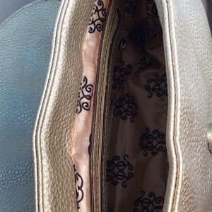 Jessica Simpson | Bags | Jessica Simpson Faux Leather Gold Crossbody ...